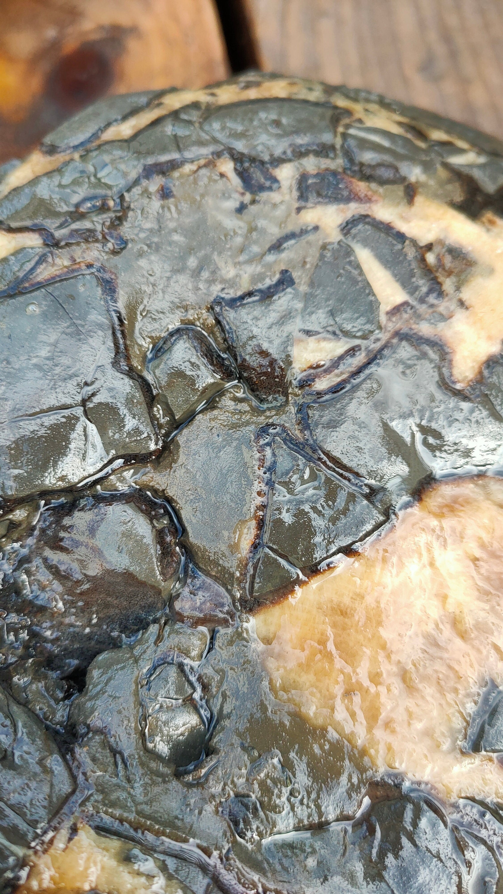 Septarian Nodule Giant Dragon Egg 20kg. Beautiful Calcite - Etsy