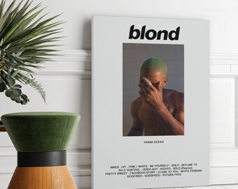 Blond Album Cover Poster - Etsy
