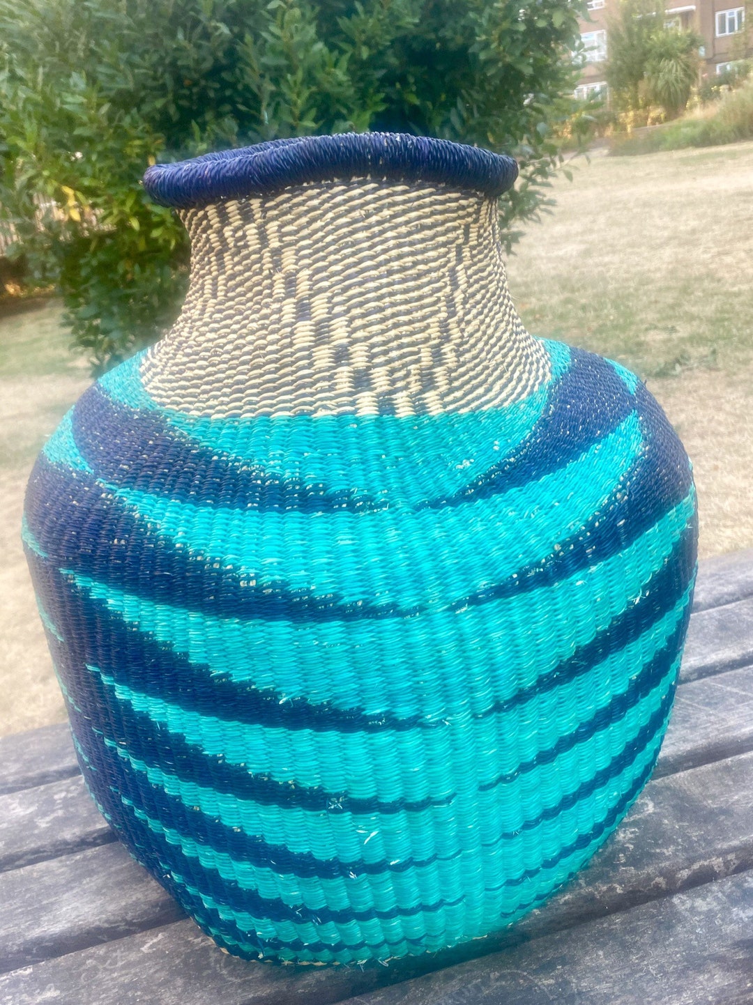 Bolga Vase /flower Pot (large) -eco-friendly- Ideal for Display and ...