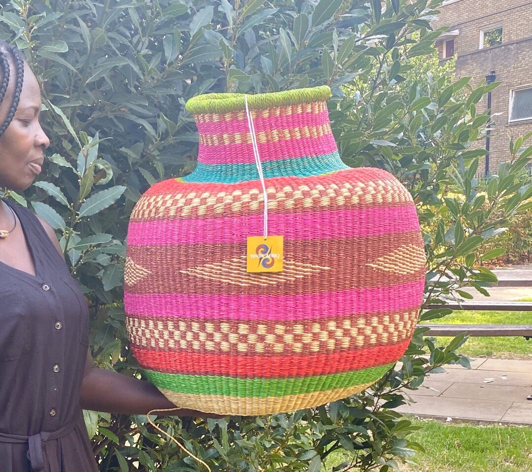 Bolga Vase /flower Pot (large) -eco-friendly- Ideal for Display and ...