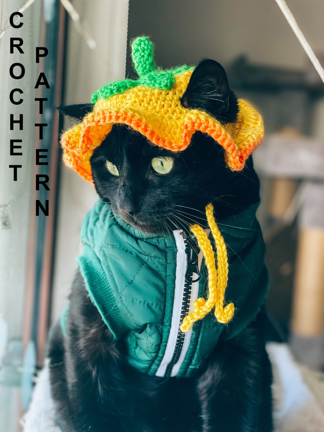 Flower Cat Hat Pattern - Etsy