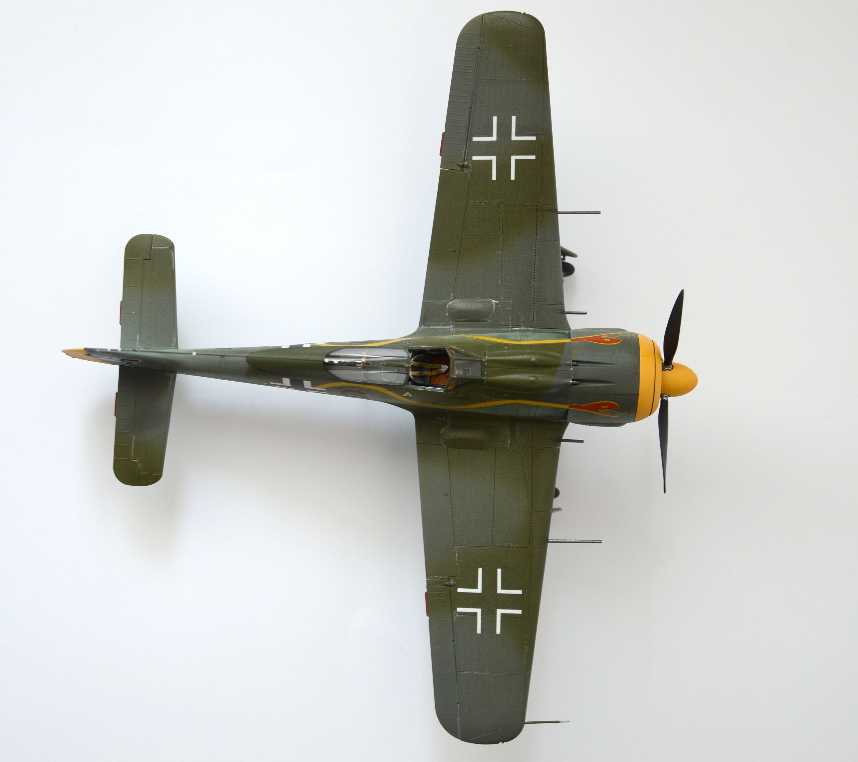Focke Wolf FW 190 A8, 1/48 Scale Model, Pro Built, Scale Model Aircraft ...