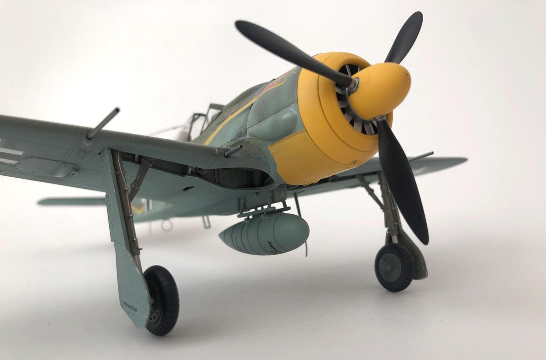 Focke Wolf FW 190 A8, 1/48 Scale Model, Pro Built, Scale Model Aircraft ...