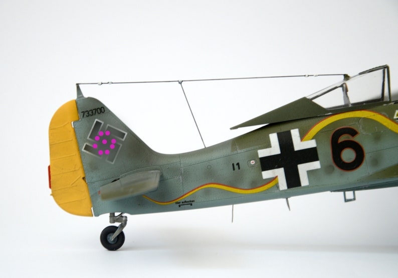 Focke Wolf FW 190 A8, 1/48 Scale Model, Pro Built, Scale Model Aircraft ...