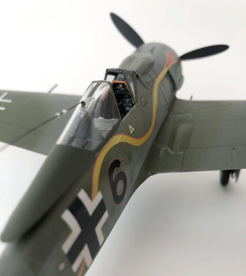 Focke Wolf FW 190 A8, 1/48 Scale Model, Pro Built, Scale Model Aircraft ...