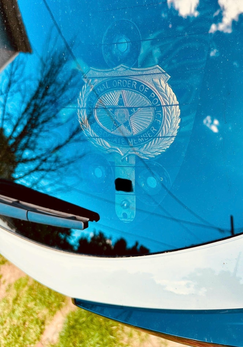 Police Windshield Badge Holder (universal) - Etsy
