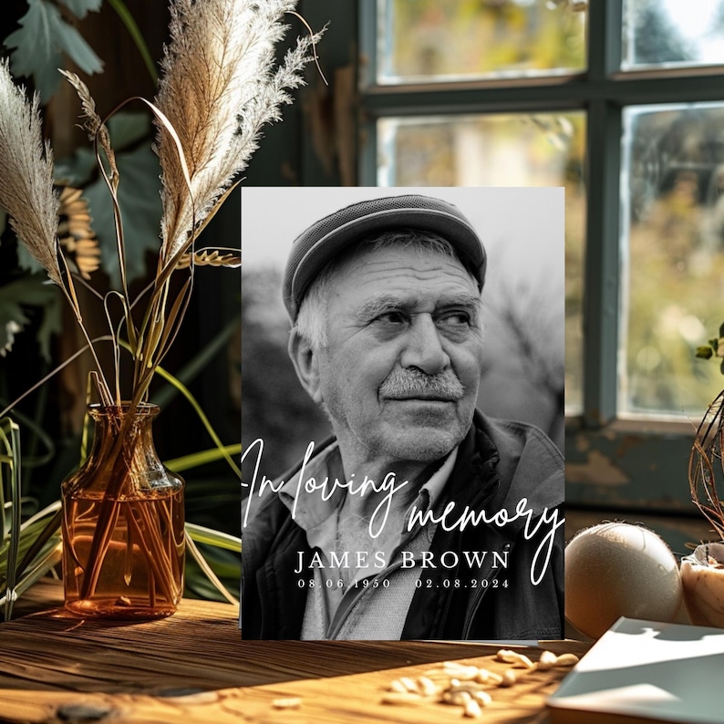 Editable Funeral Welcome Sign | Celebration of Life Poster | Memorial ...