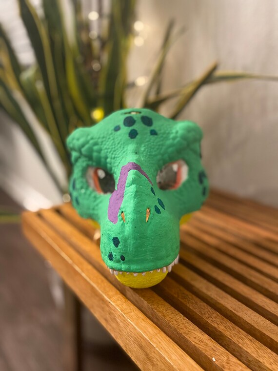 Monty Security Breach Dino Mask - Etsy