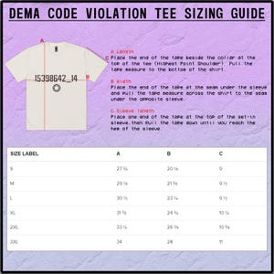 Dema Violation Code Tee | OVERSIZED | Clancy Shirt | TØP - Etsy