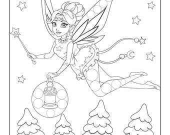 Fairy Dot Marker Coloring Pages Instant Download | Etsy
