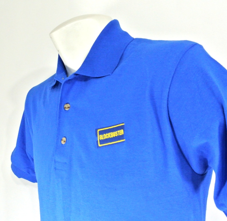 BLOCKBUSTER VIDEO Vintage Employee Uniform Polo Shirt Size XL - Etsy Canada