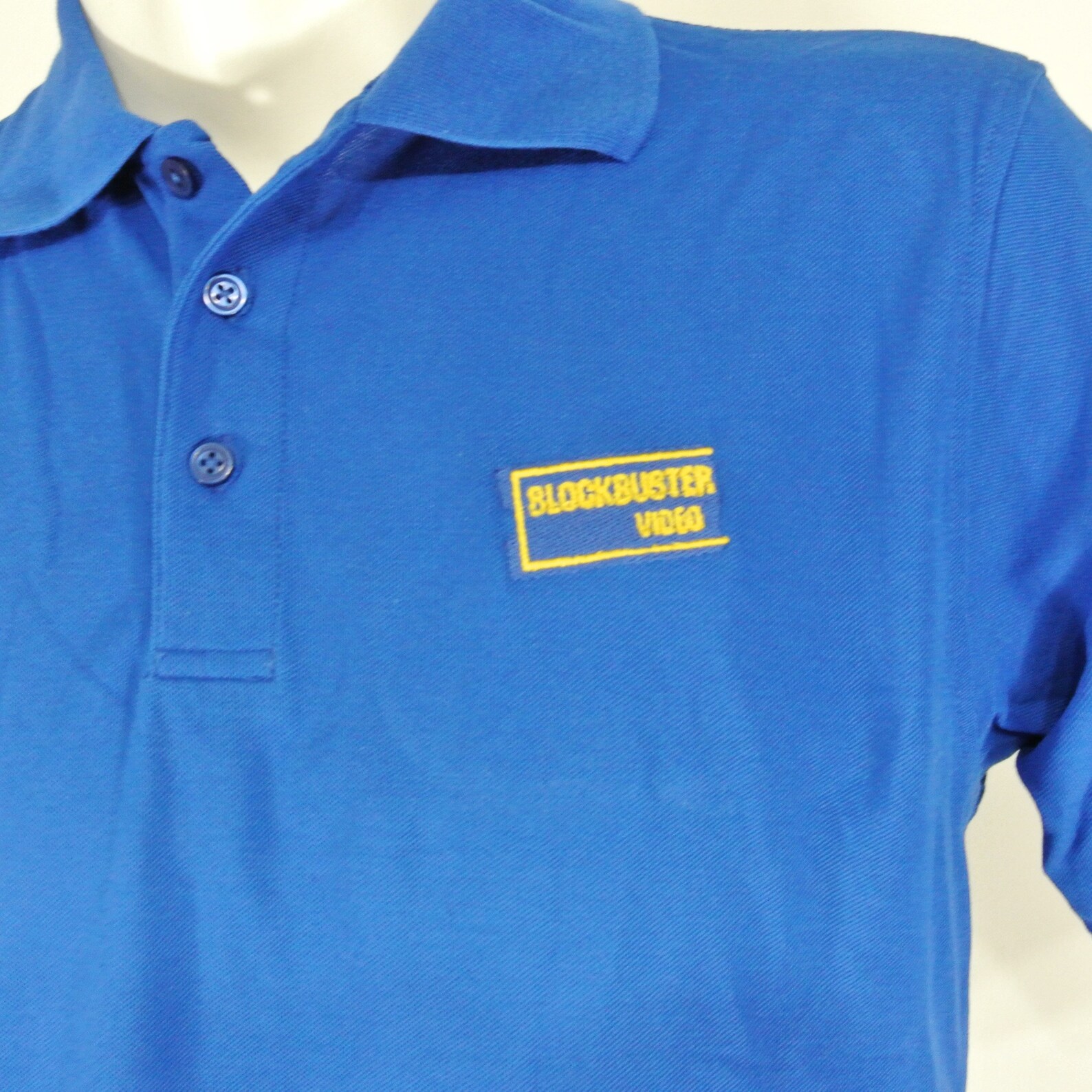 BLOCKBUSTER VIDEO Vintage Employee Uniform Polo Shirt Size 2XL - Etsy