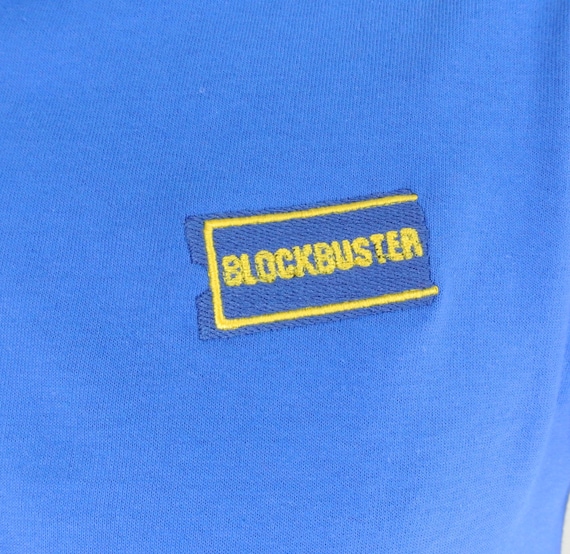 BLOCKBUSTER VIDEO Vintage Employee Uniform Polo Shirt… - Gem