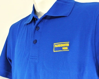 BLOCKBUSTER VIDEO Vintage Employee Uniform Polo Shirt Size 2XL - Etsy