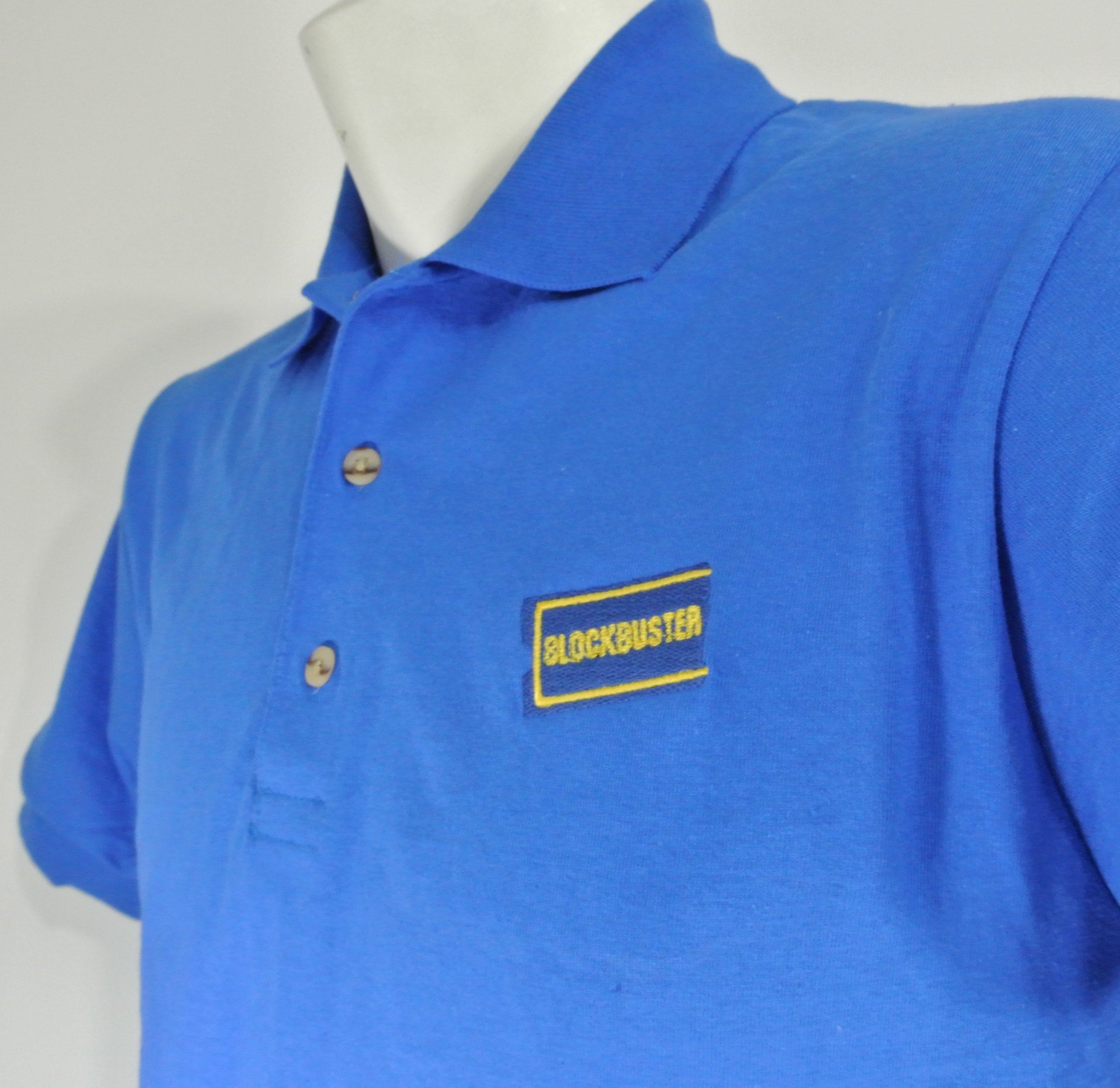 BLOCKBUSTER VIDEO Vintage Employee Uniform Polo Shirt Size XL - Etsy Canada