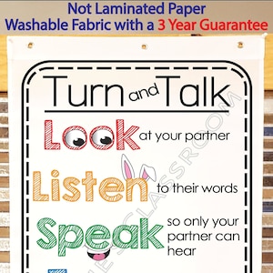 Fiction Anchor Chart, Printed on FABRIC Anchor Charts Are Durable Flag ...