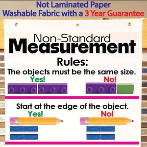 Non-standard Measurement Anchor Chart - Printed on FABRIC! Anchor ...