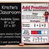 Adding & Subtracting Fractions Anchor Chart, Printed on FABRIC Durable ...