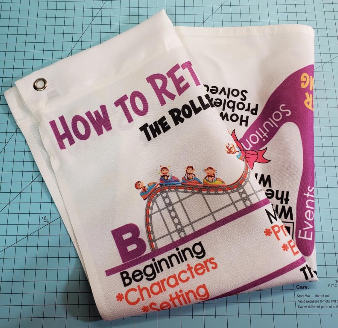 UNWRAP Reading Strategies Anchor Chart: Washable Fabric Classroom Decor ...
