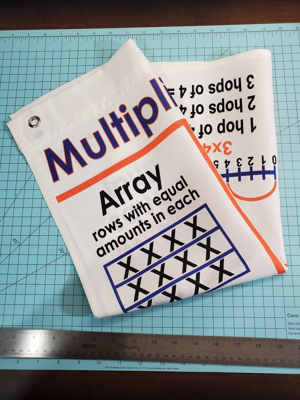 Multiplication Anchor Chart: Durable Fabric Classroom Decor - Etsy