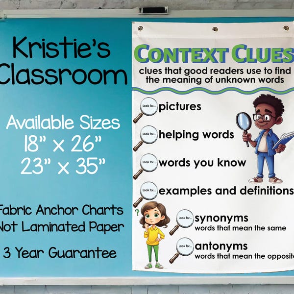 Context Clues Anchor Chart - Etsy