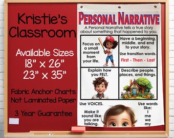 Narrative Writing Anchor Chart - Etsy