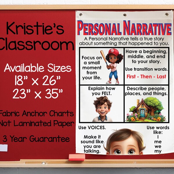 Narrative Writing Chart - Etsy