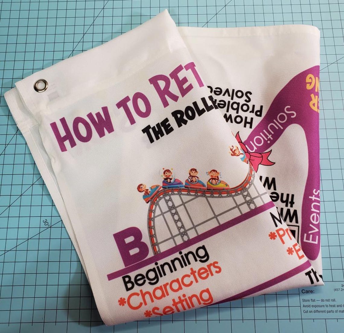 Capitalization MINTS Anchor Chart: Washable Fabric Classroom Decor - Etsy