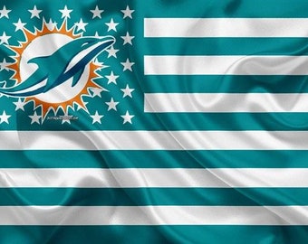 Dolphins Flag | Etsy