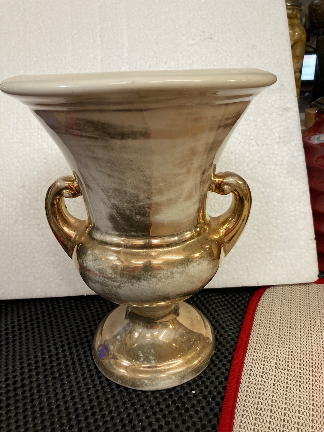 Vintage HAEGER POTTERY Vase, Made in the USA, Classic Urn Vase, Flower ...