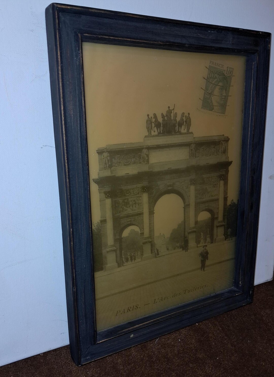 Vintage Photographic Glass Plates, of Paris. L'arce Des Tuileries - Etsy