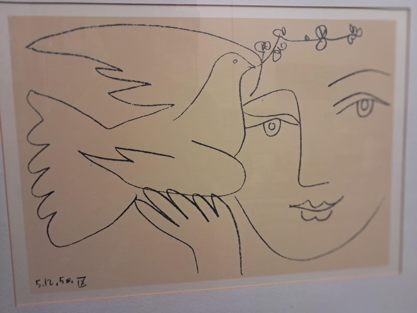 Pablo Picasso - Face of Peace -offset Print - Etsy
