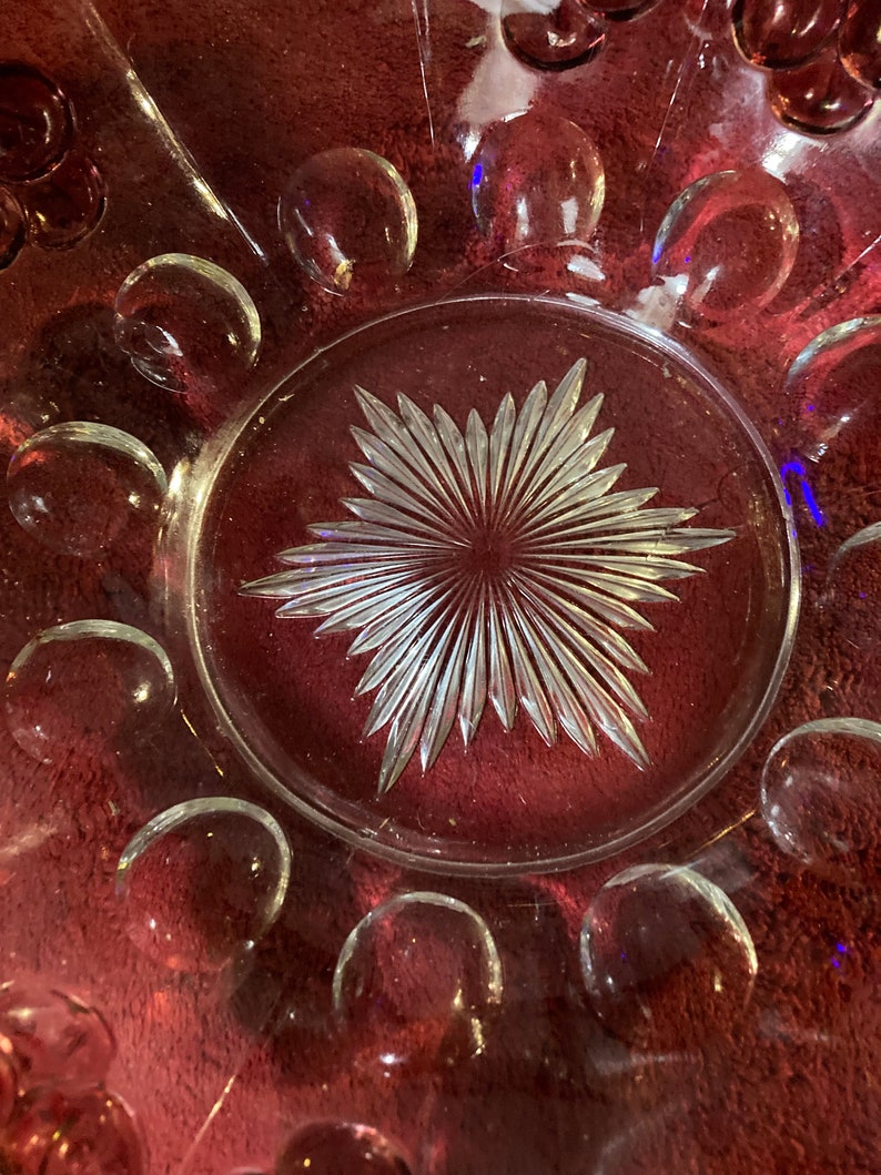 Antique Northwood Carnival Glass Cherries Pattern Centerpiece - Etsy