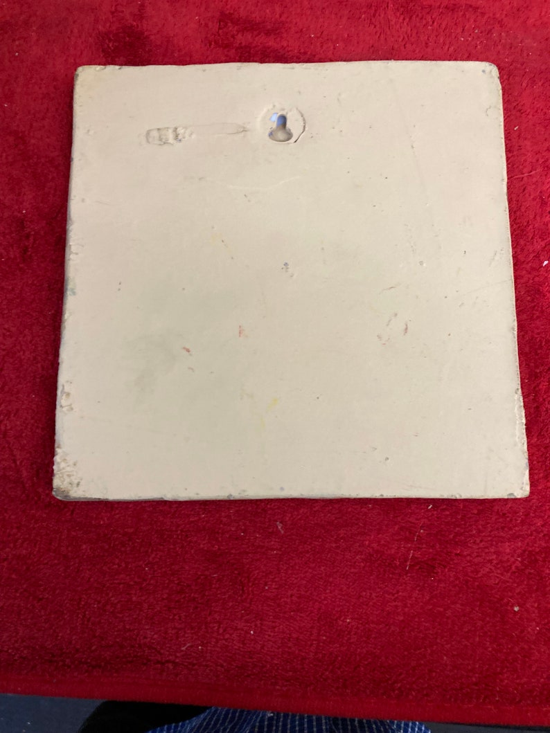 2 Handmade Floral Clay Art Panels - Etsy