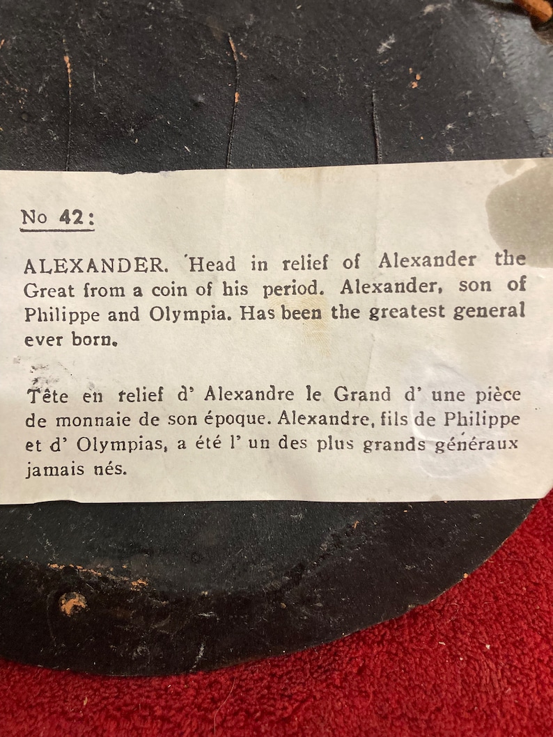Handmade Alexander the Relief Plaque, Greek Home Decor - Etsy