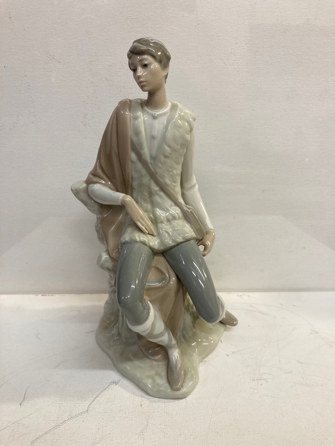 LLADRO Spain "new Shepherd" Vintage Porcelain Figurine - Etsy
