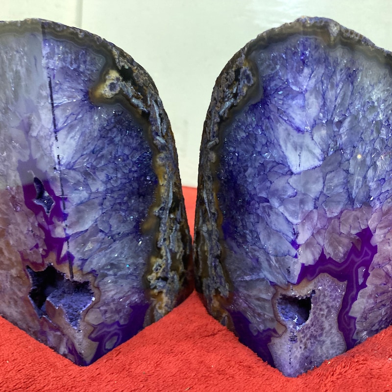 Geode Bookends - Etsy