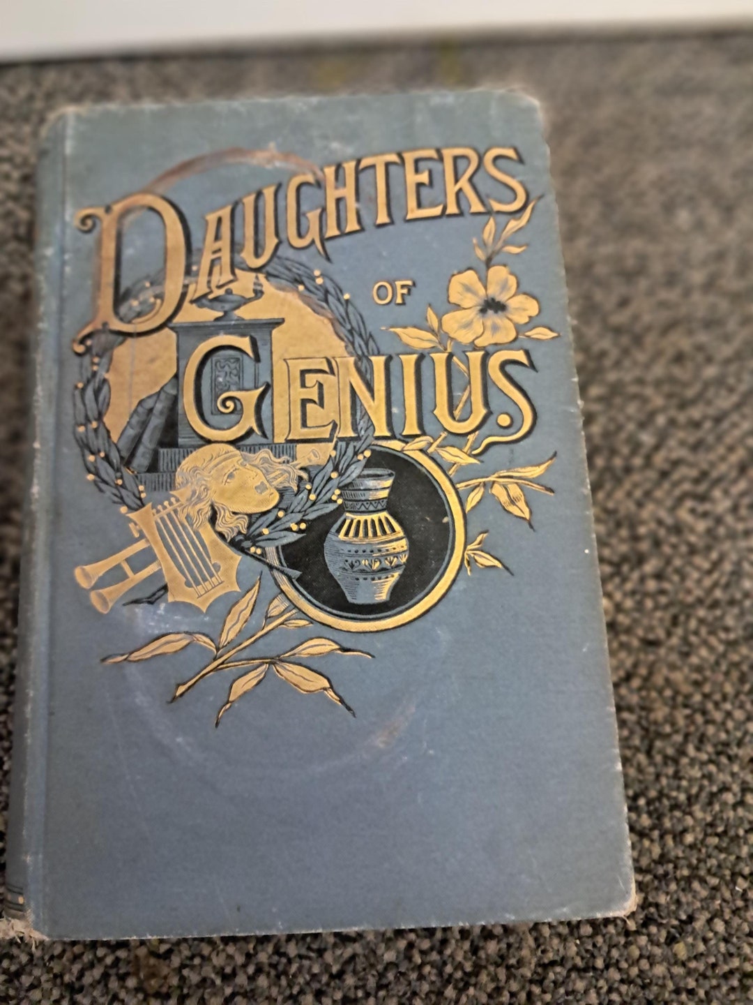 DAUGHTERS of GENIUS by James Parton .copyright 1885, Antique Book - Etsy