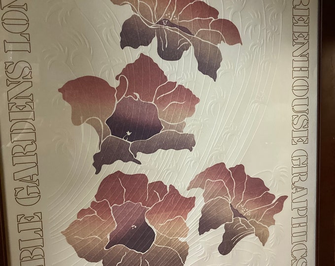 Judy Targan: Cobble Gardens, London, Embossed Screen Print Exhibition ...