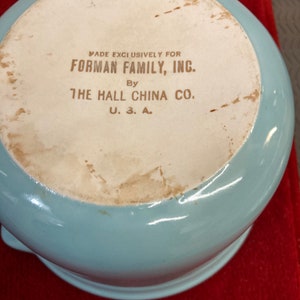 Vintage Hall China Food Warmer, Blue Floral Ceramic Bowls - Etsy