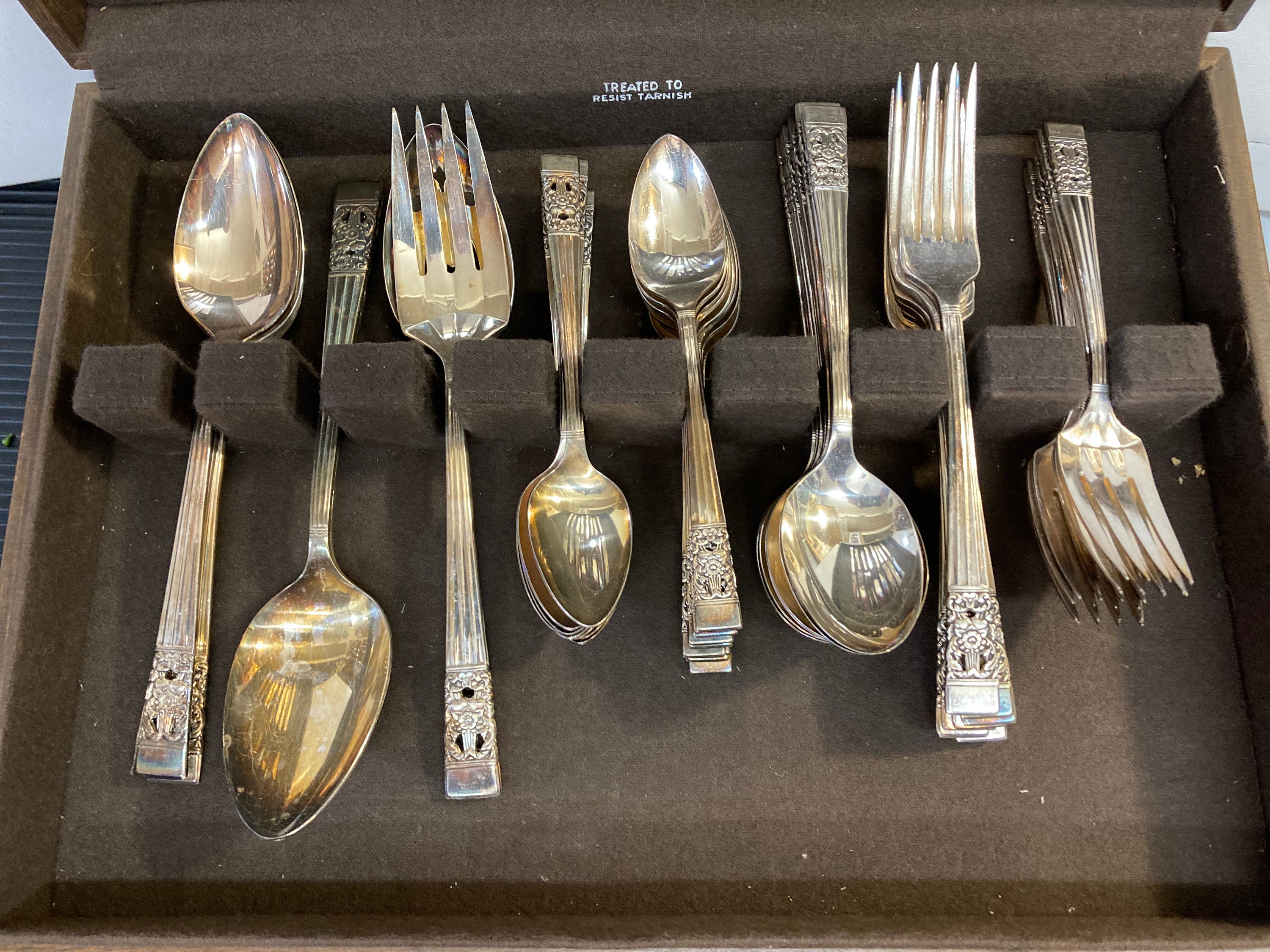 Oneida Community CORONATION Art Deco Silver Plate 1936 Silverware ...