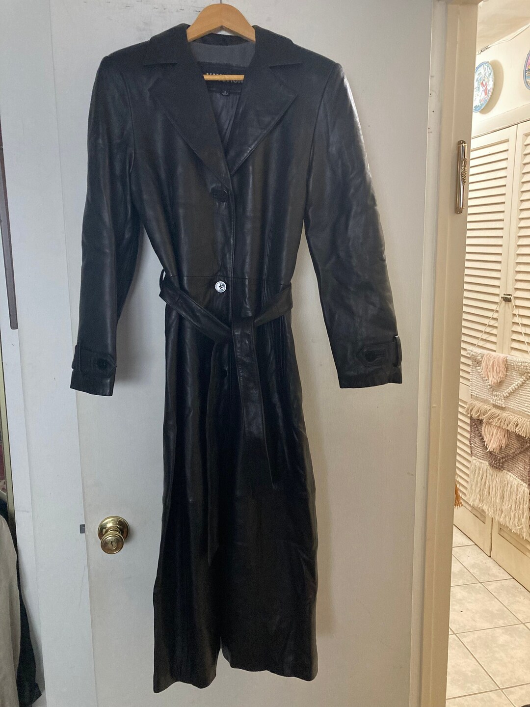 Ladies Soft Lamb Leather Coat - Etsy