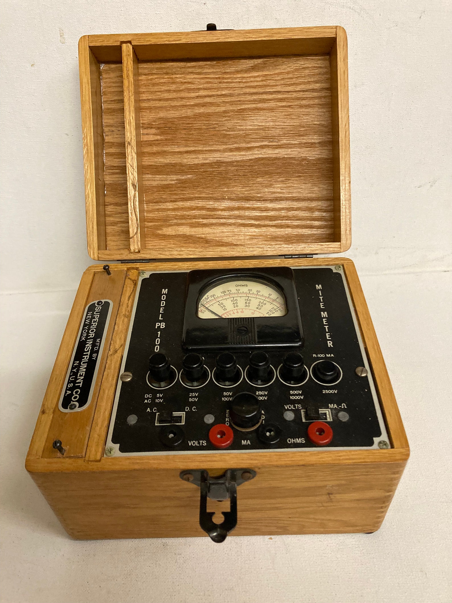 Vintage Superior Instrument Volt Meter Model PB100 - Etsy