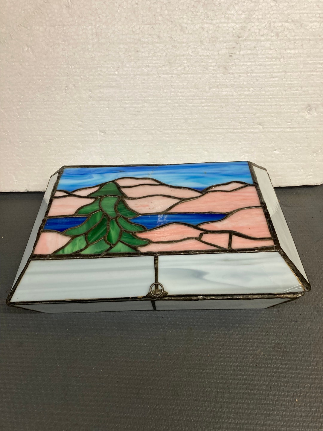 Hand Made Stained Glass Jewelry Box - Etsy