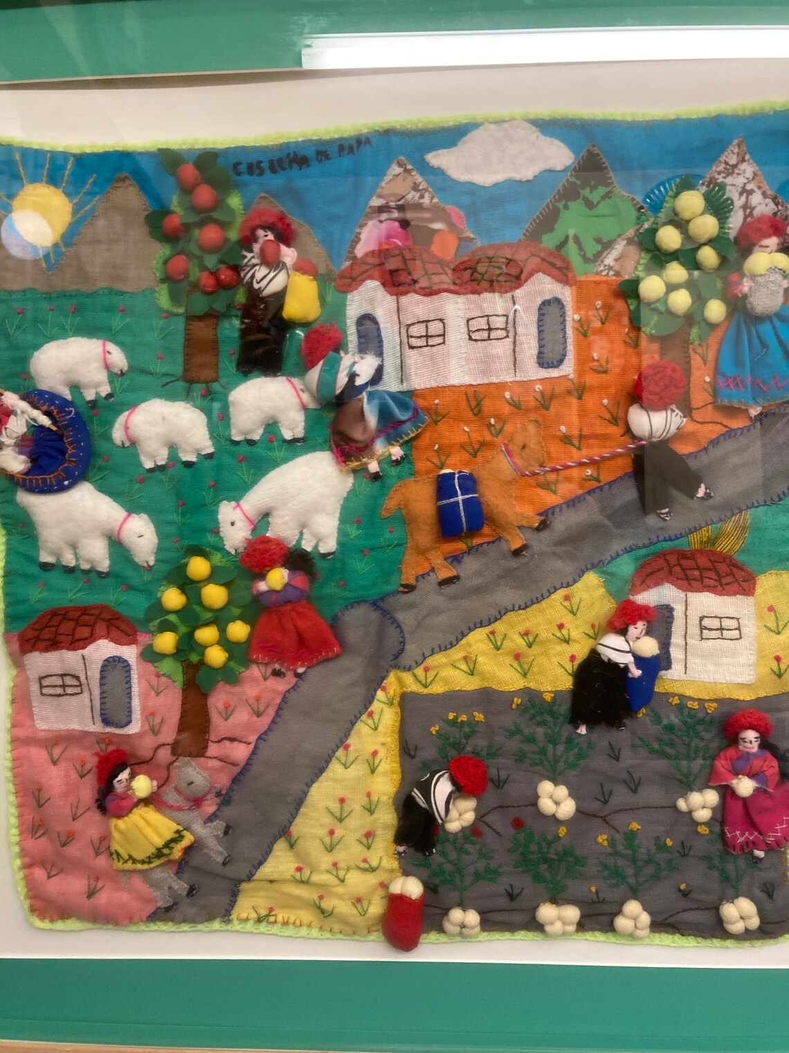 ARPILLERA Village Life PERUVIAN HANDICRAFTS - Etsy