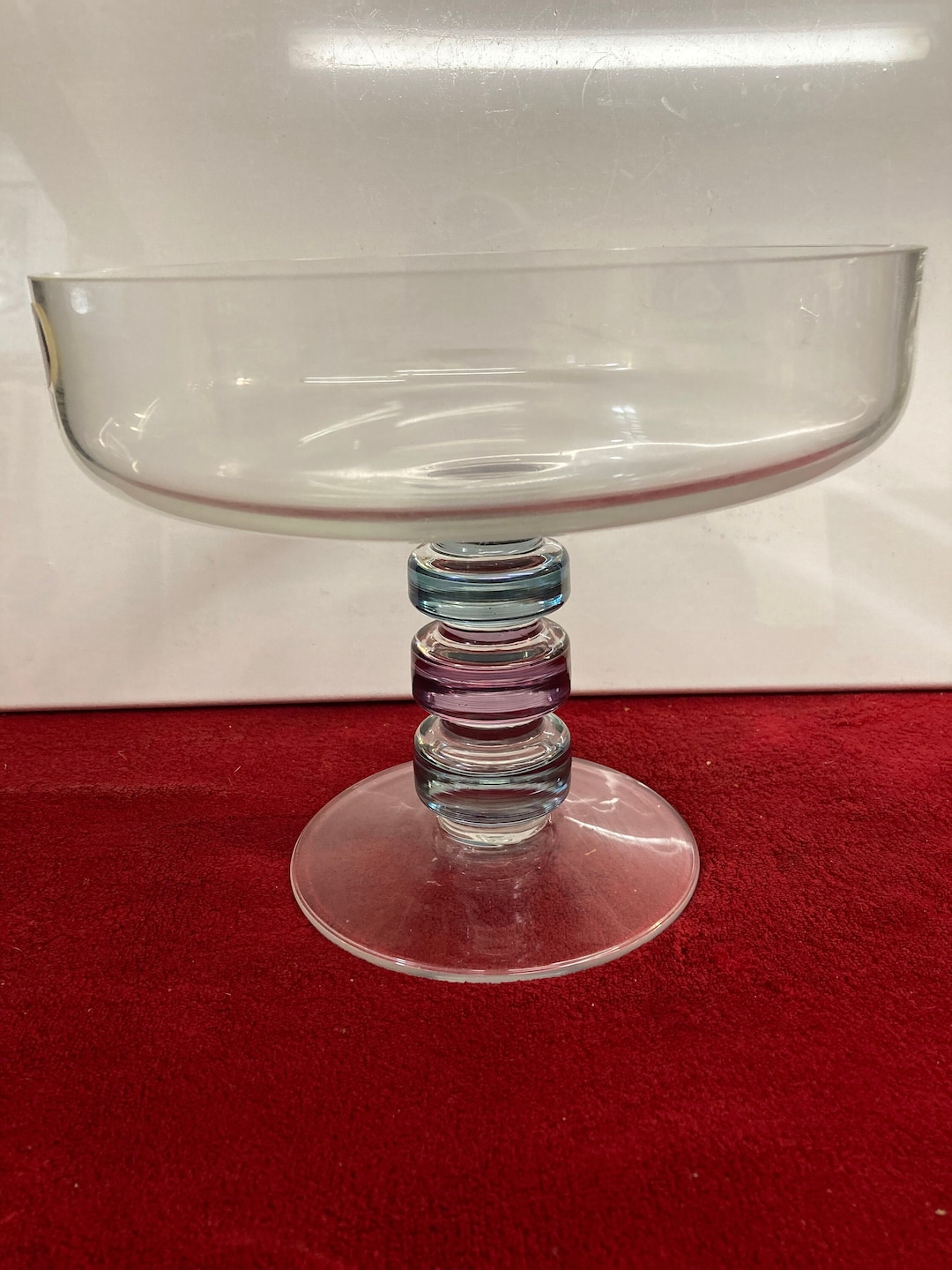 Vintage Krosno Badash Multi-color Crystal Bowl Made in Poland - Etsy