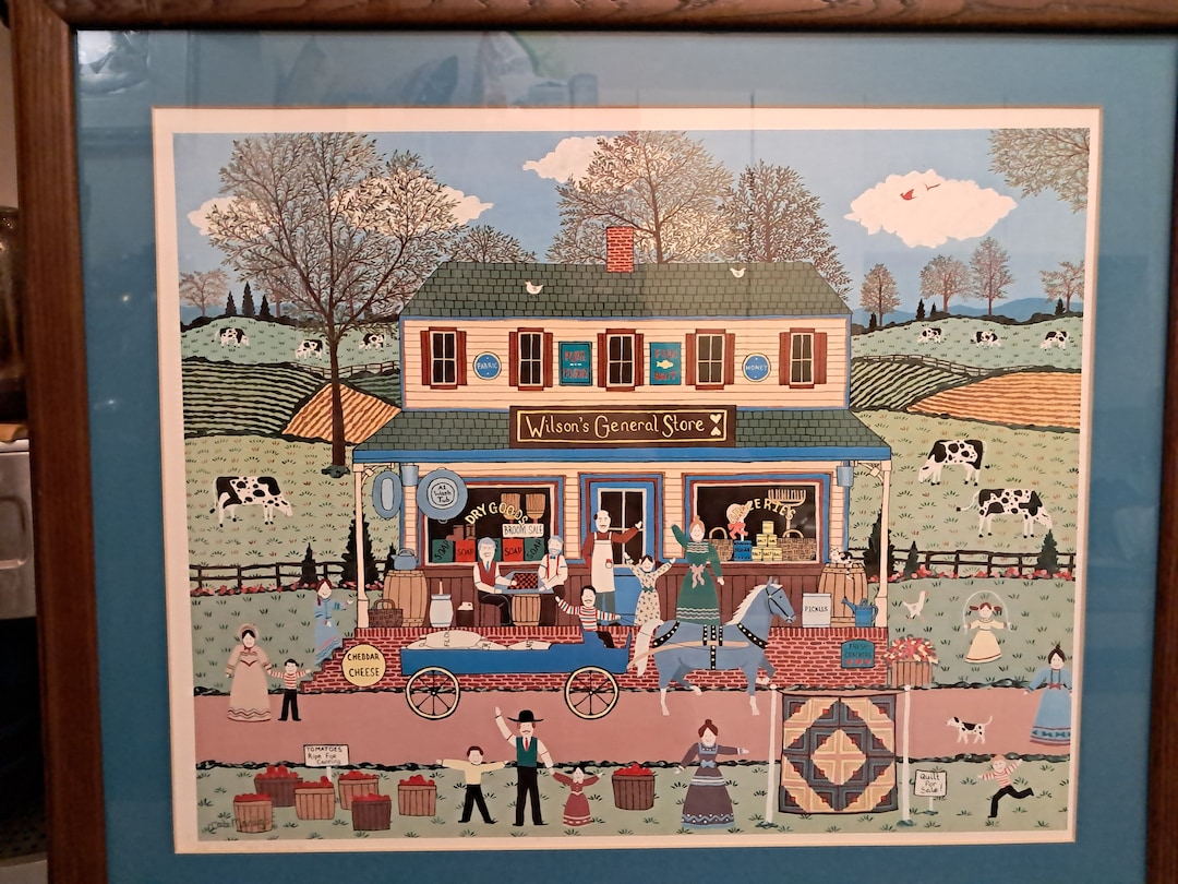 Cate Mandigo Adirondack Artist Signed Numbered PRINT. Wilson's General ...