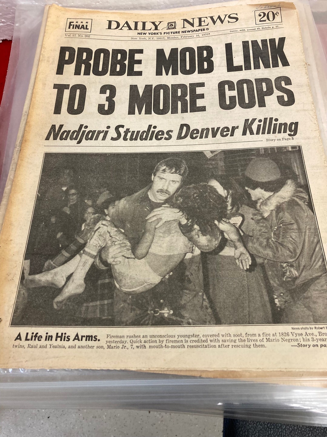 Vintage 1970's Daily News Collectible Newspapers - Etsy