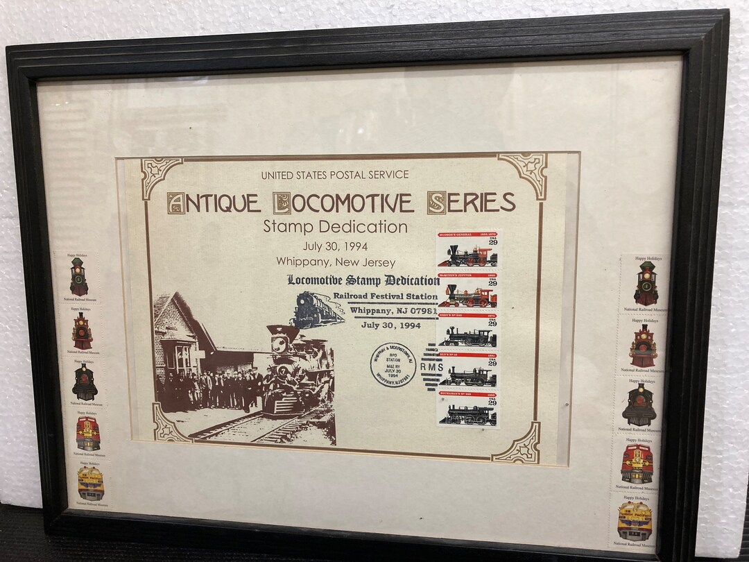Antique Locomotive Series Stamp Dedication.railroad Festival Station ...