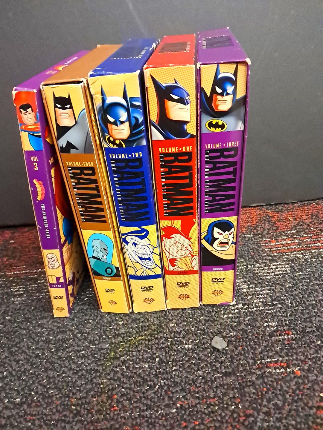 Batman Animated Series of 4 DVD Box Set Plus Superman DVD - Etsy
